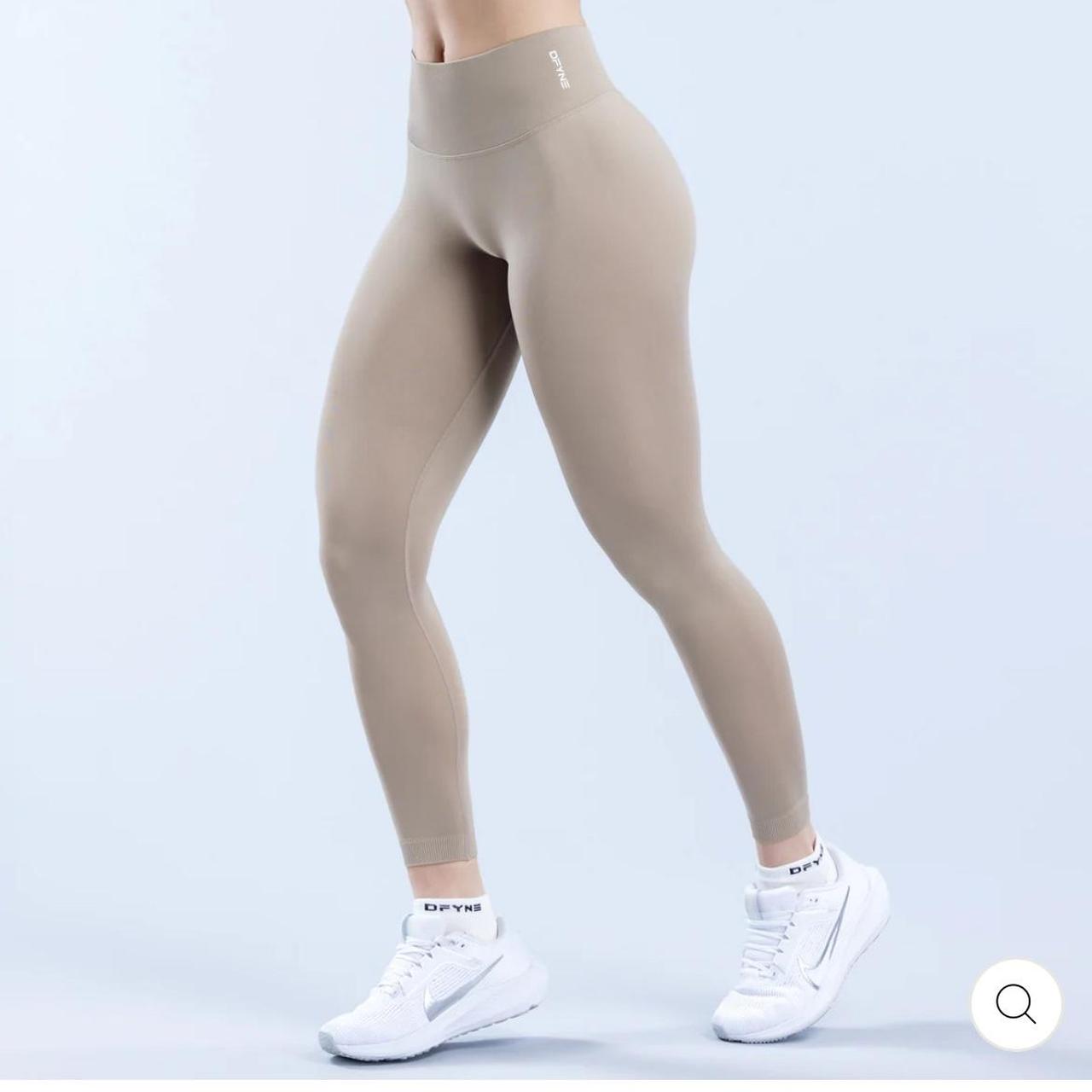 DFYNE new Defy collection leggings - latte - size... | Depop