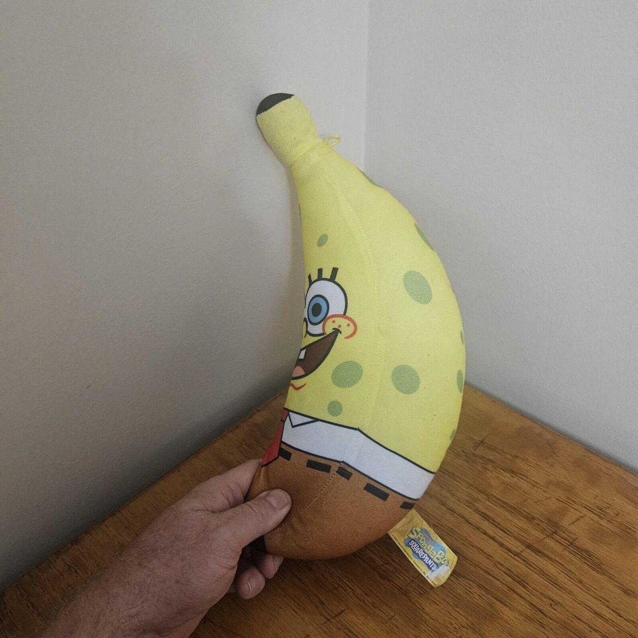 SpongeBob SquarePants Banana SpongeBob Soft Plush... - Depop