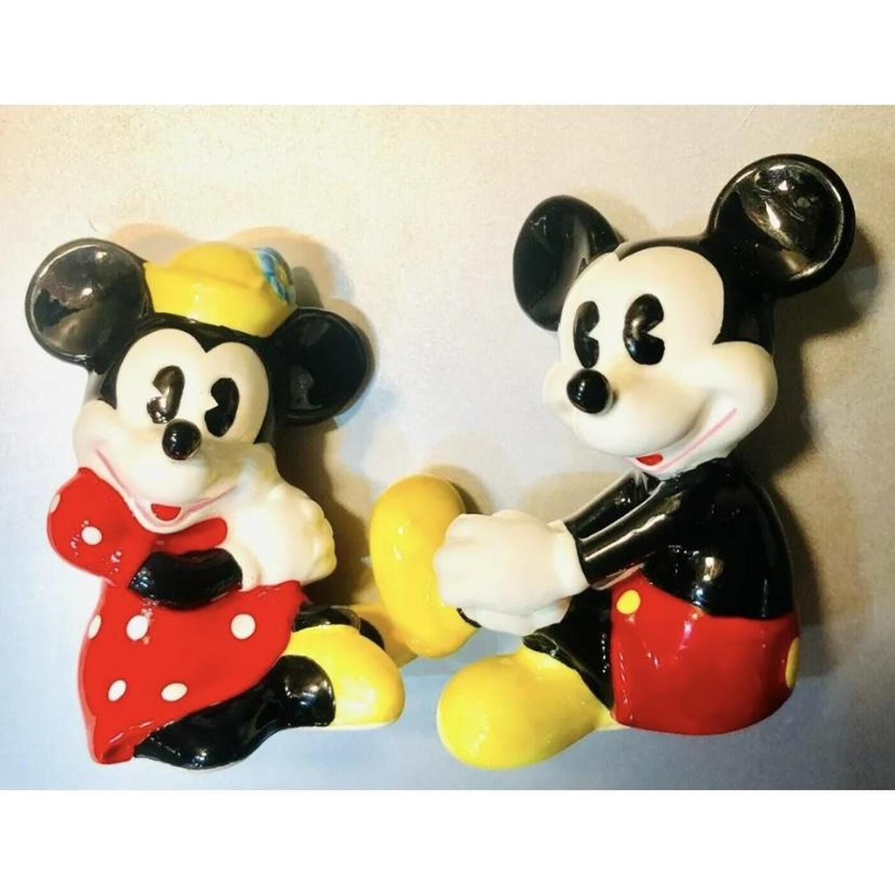 Mickey & Minnie Mouse Sitting Figurines Vintage... - Depop