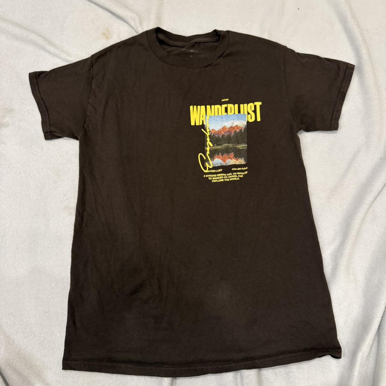 Black and yellow Travis Scott Wasted Life Tour... | Depop