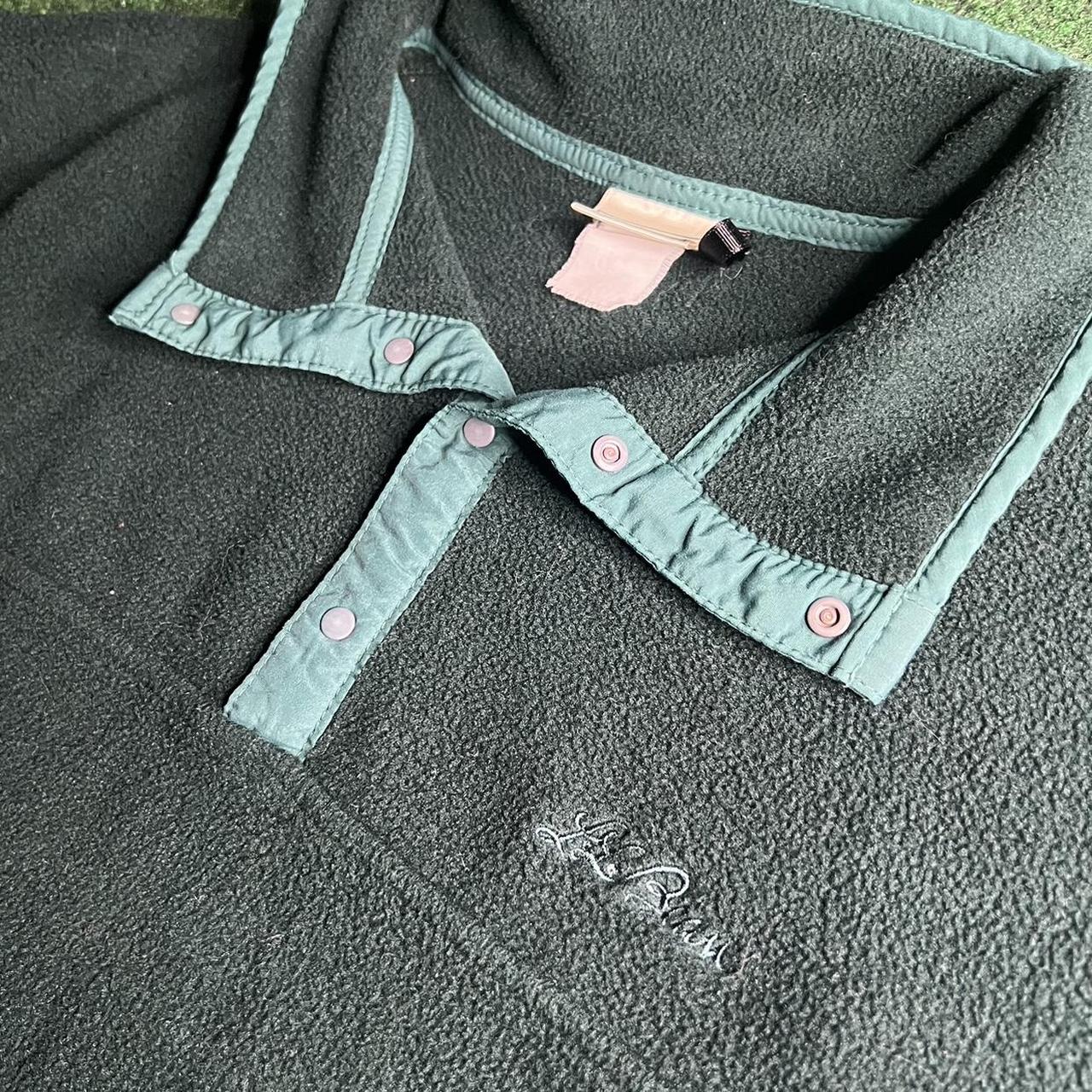 Vintage 90s LL Bean Quarter Button Fleece look at... - Depop