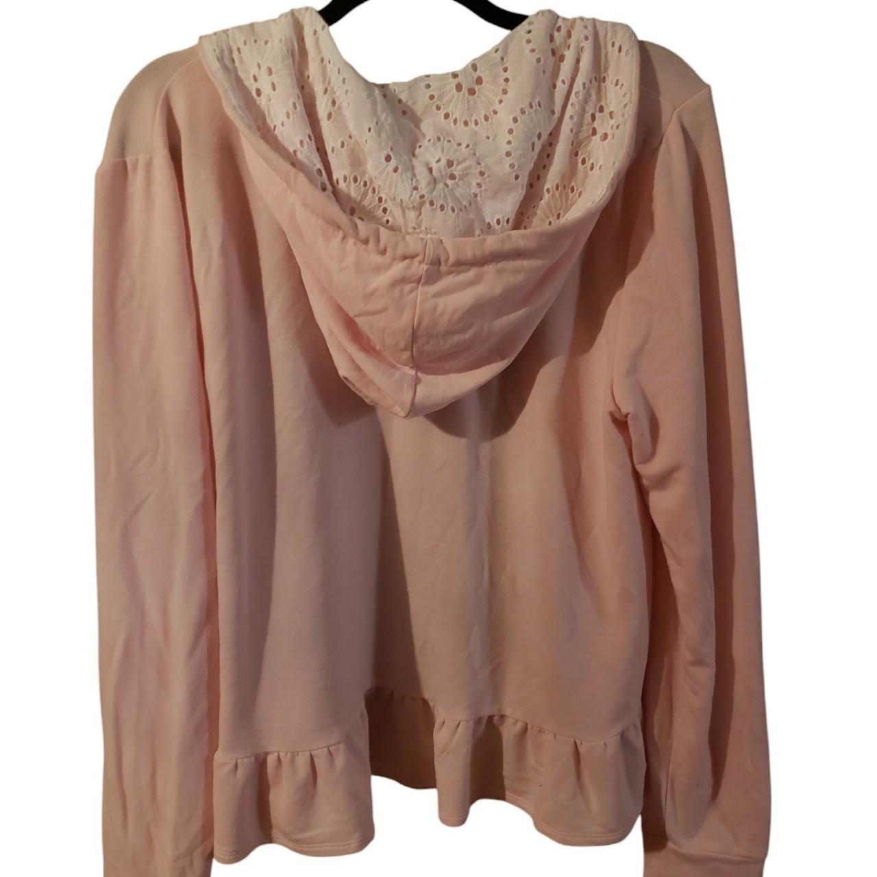 "Cupio" Sweet pink jacket - Semi ruffled bottom -... | Depop