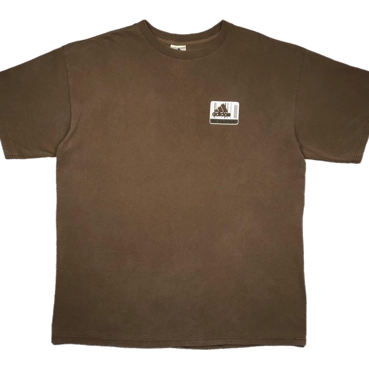 Vintage 90s Adidas Barcode Logo “3 Stripes” Double... | Depop