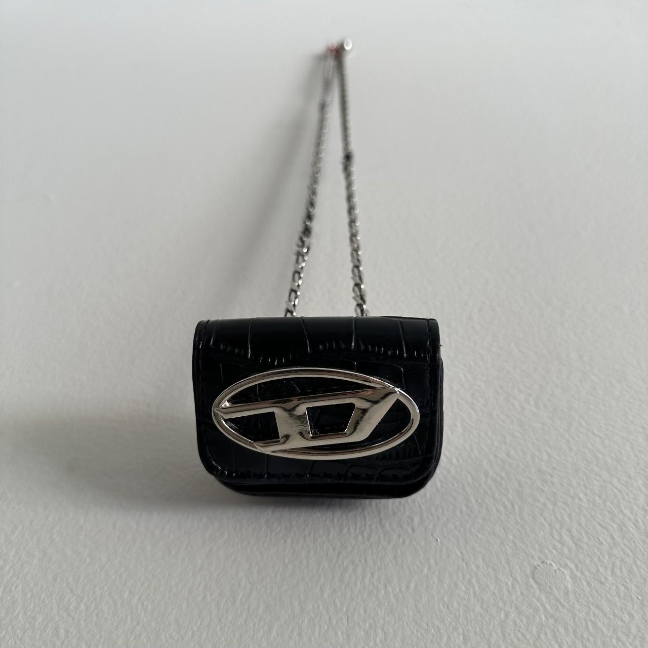 Diesel Iconic Mini Bag Black and Silver #diesel... | Depop