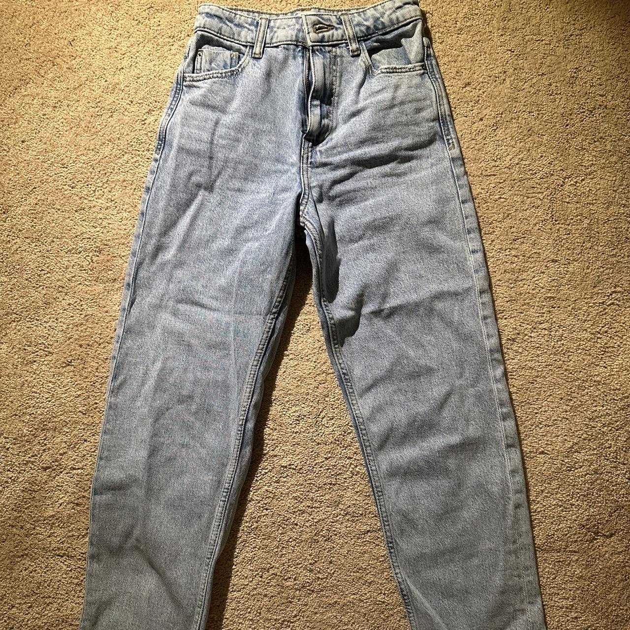 High-waisted Zara mom jeans | Depop