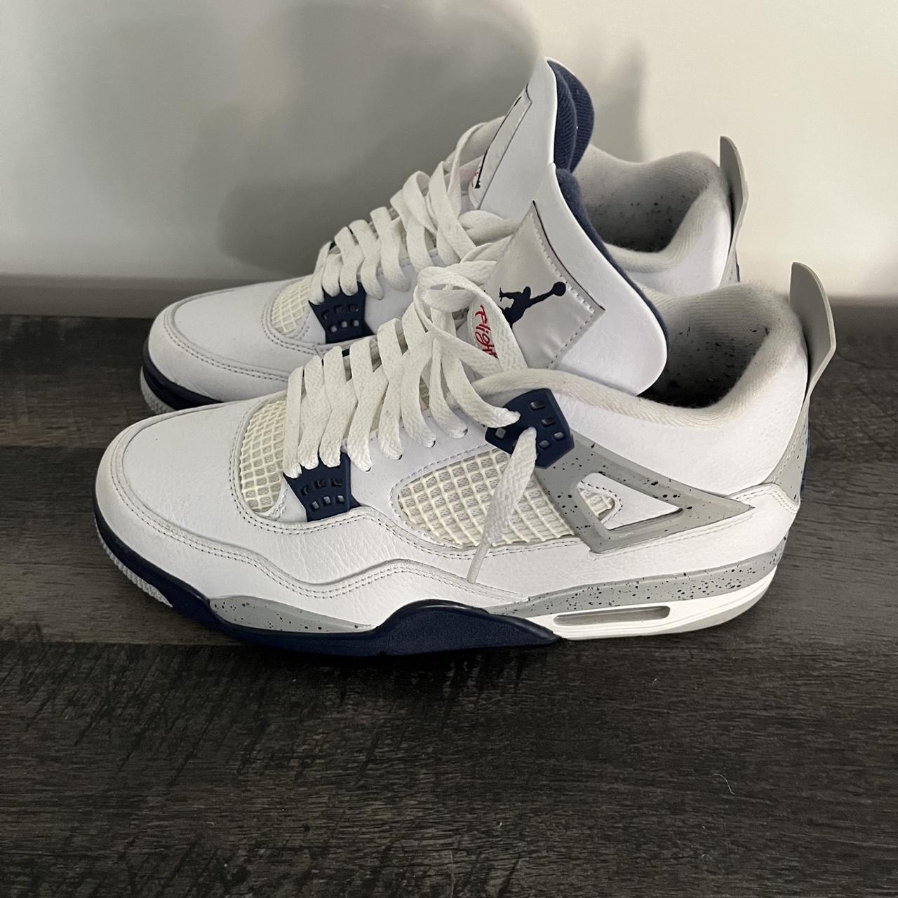 Jordan 4 retro “Midnight Navy” #jordan #nike... - Depop