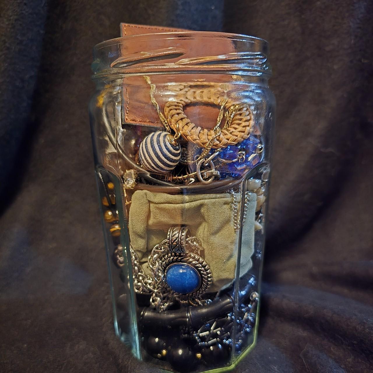 Jar #4 Jewelry jar! All wearable Will not ship in... - Depop