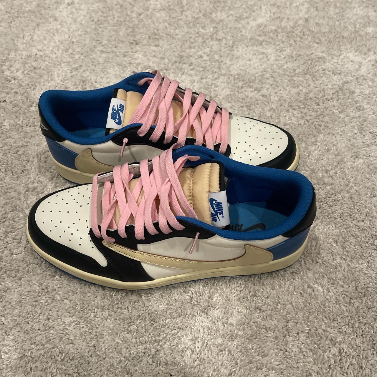 Jordan 1 low fragments, all laces included | Depop