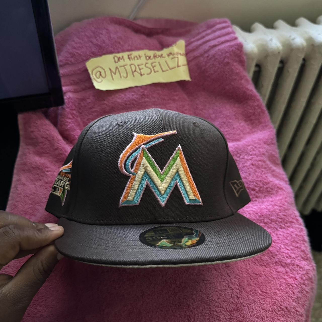 New Era 59Fifty Brown Multicolor fitted hat... - Depop