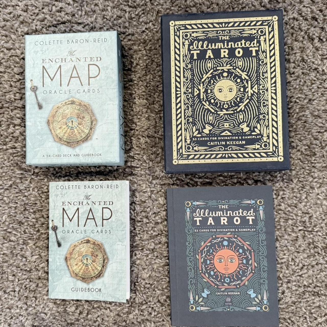 Illuminated Tarot and Enchanted Map Oracle decks.... | Depop