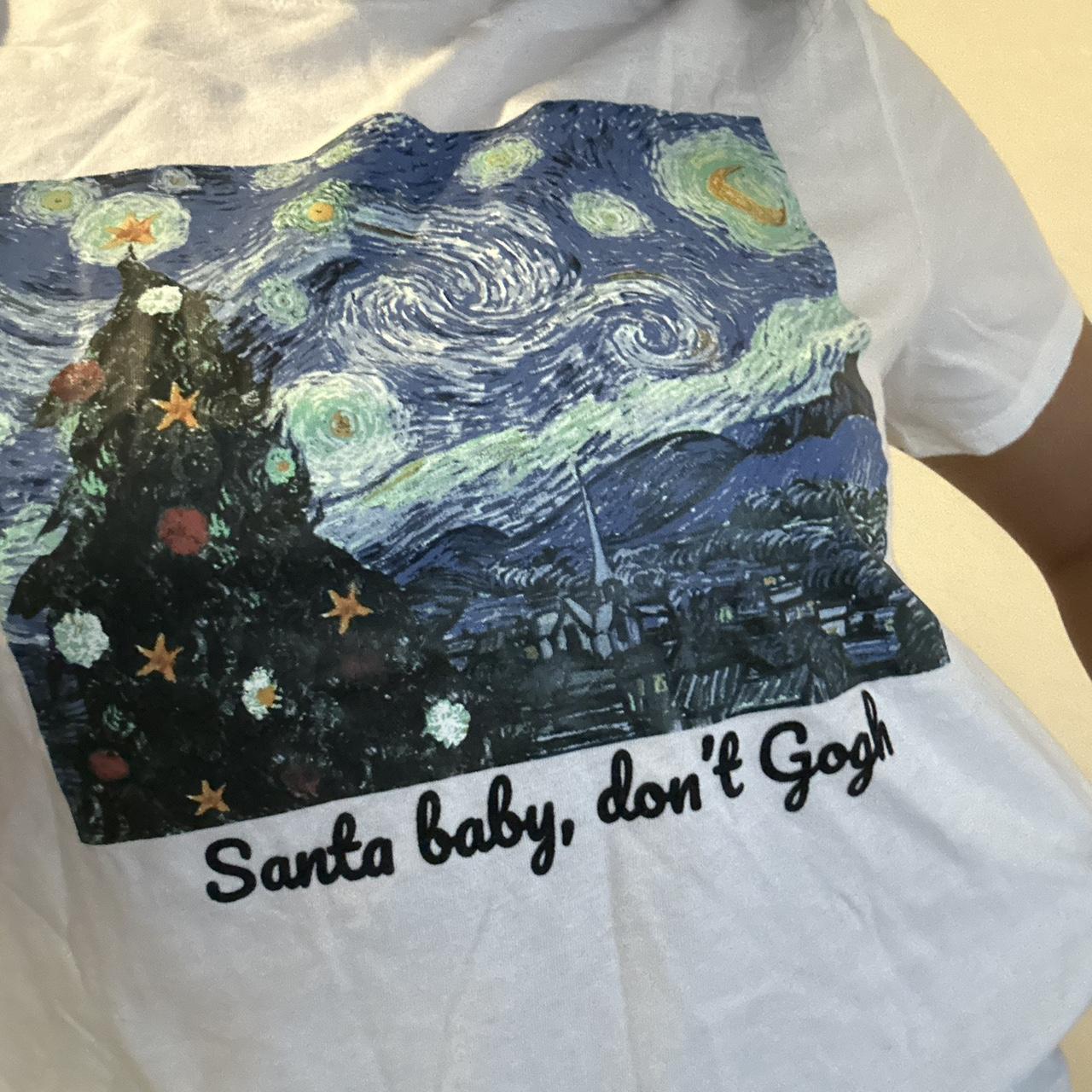 White "Starry Night" tee🤍 New ‼️with tags 🏷️ Size:... - Depop