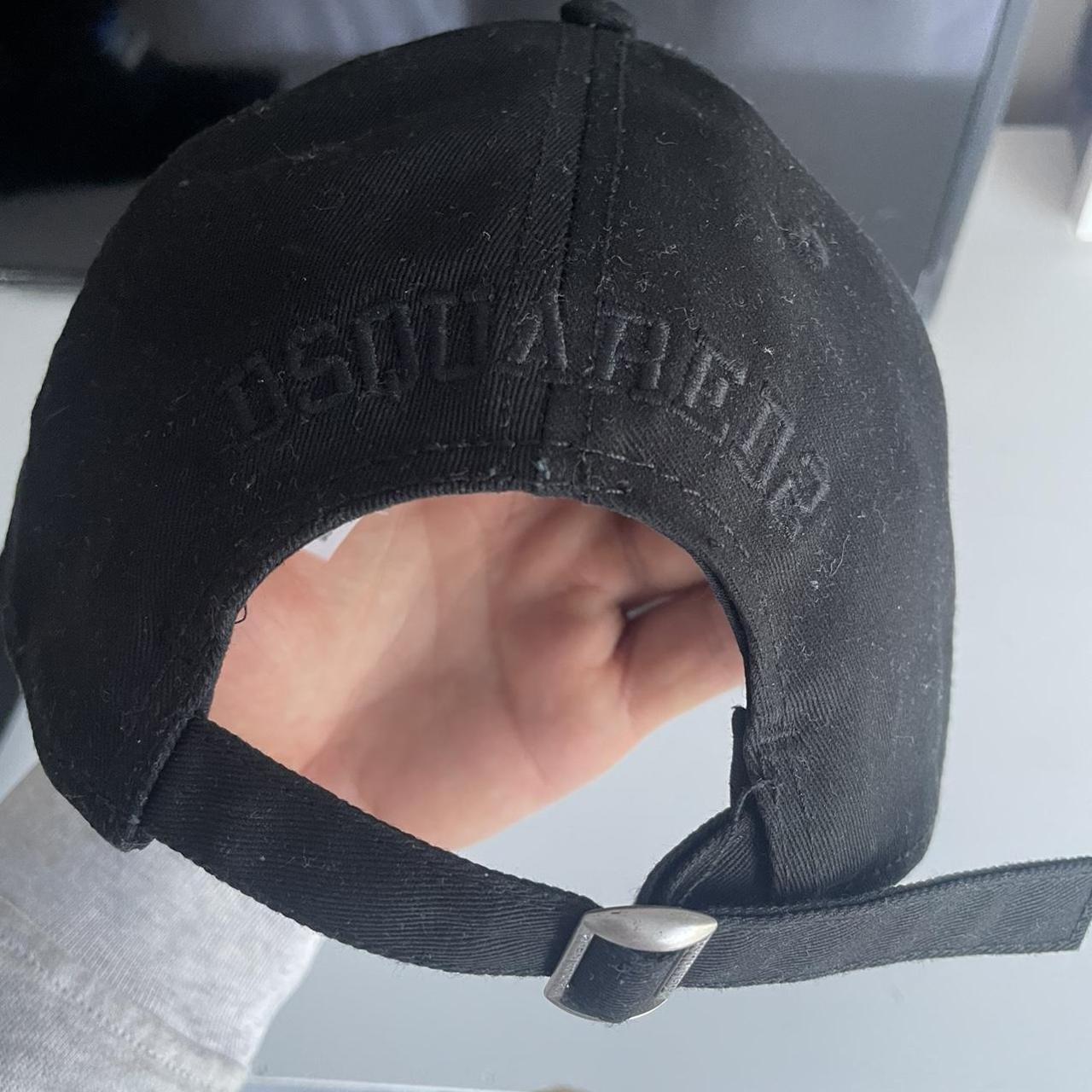 Dsquared2 strap back cap never worn Black #dsquared... - Depop
