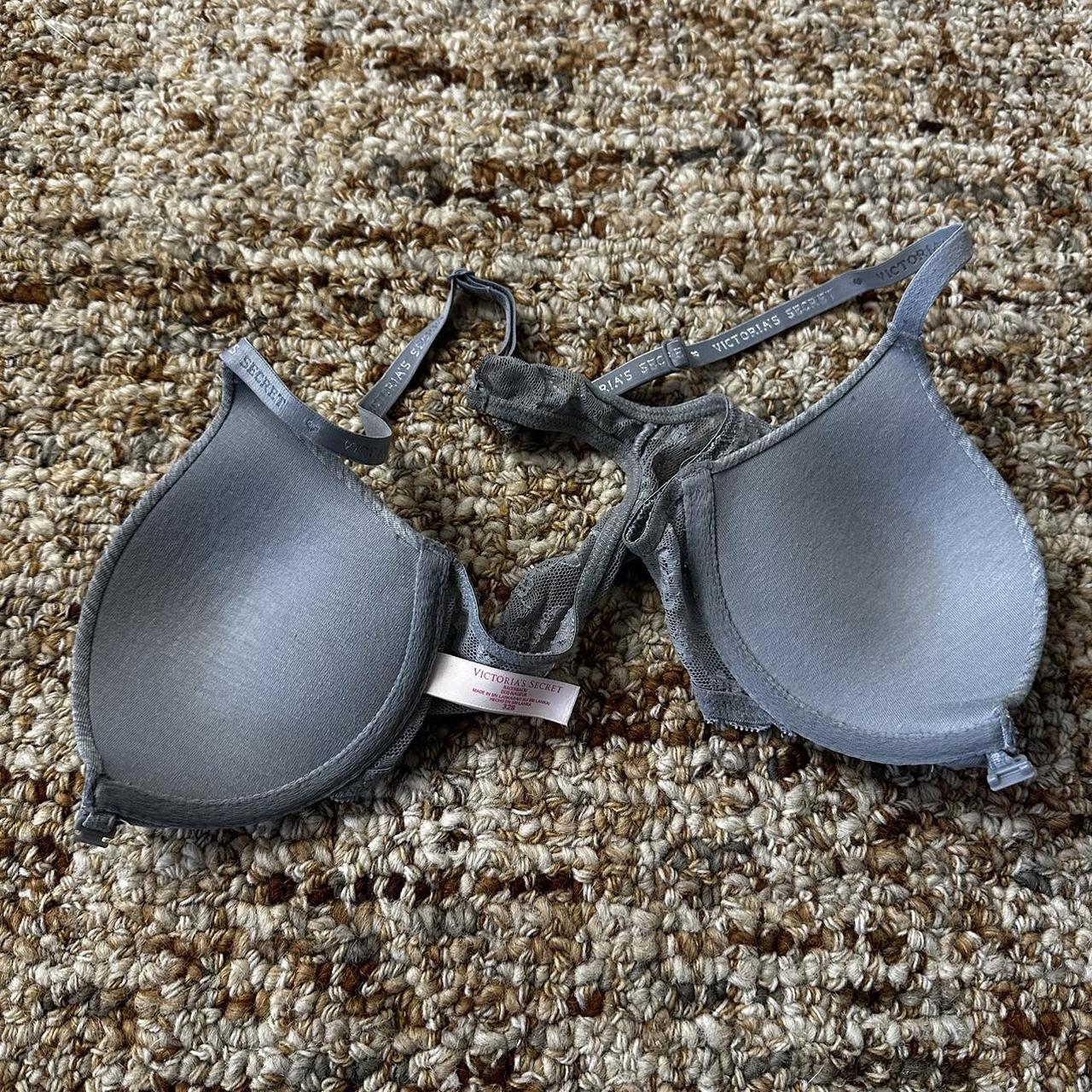 Victoria Secret Razorback Gray Bra Brand: Victoria... - Depop