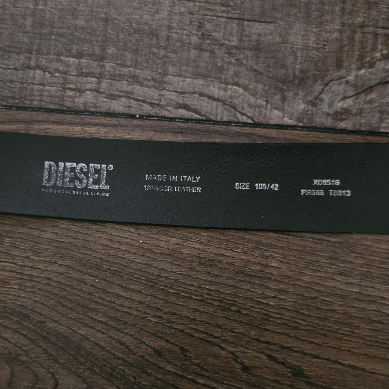 Diesel Belt Black Only sign of wear are the belt... | Depop