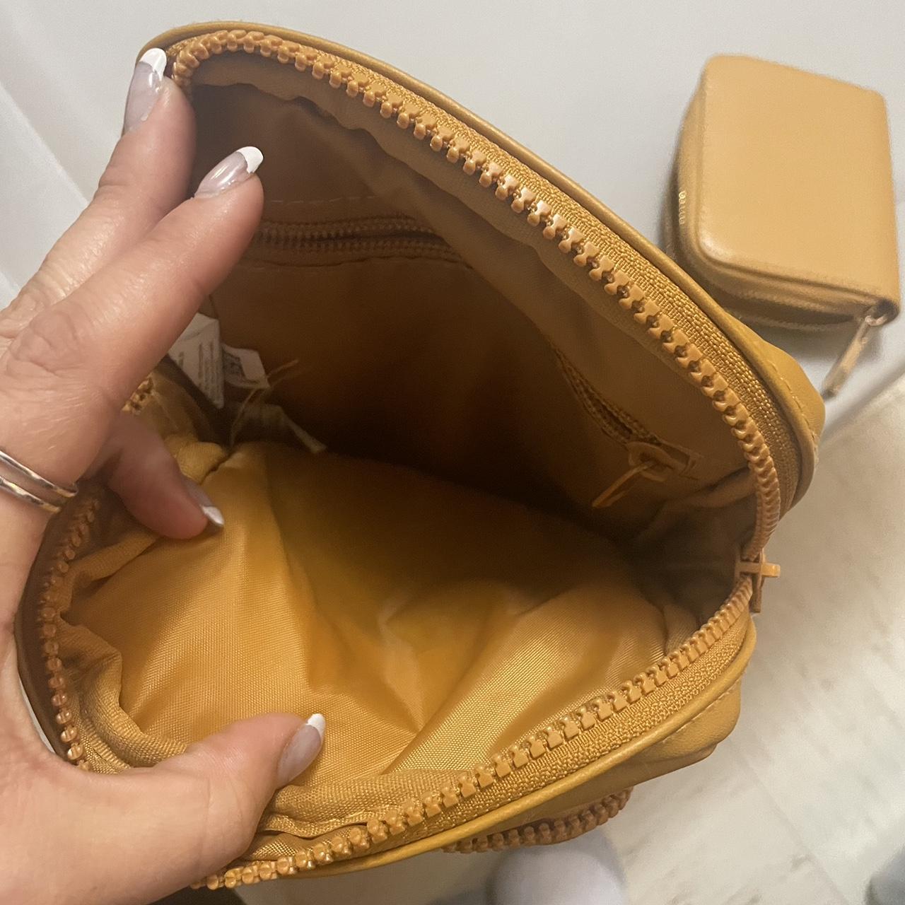 Mustard Reebok crossbody with a matching mustard a... | Depop