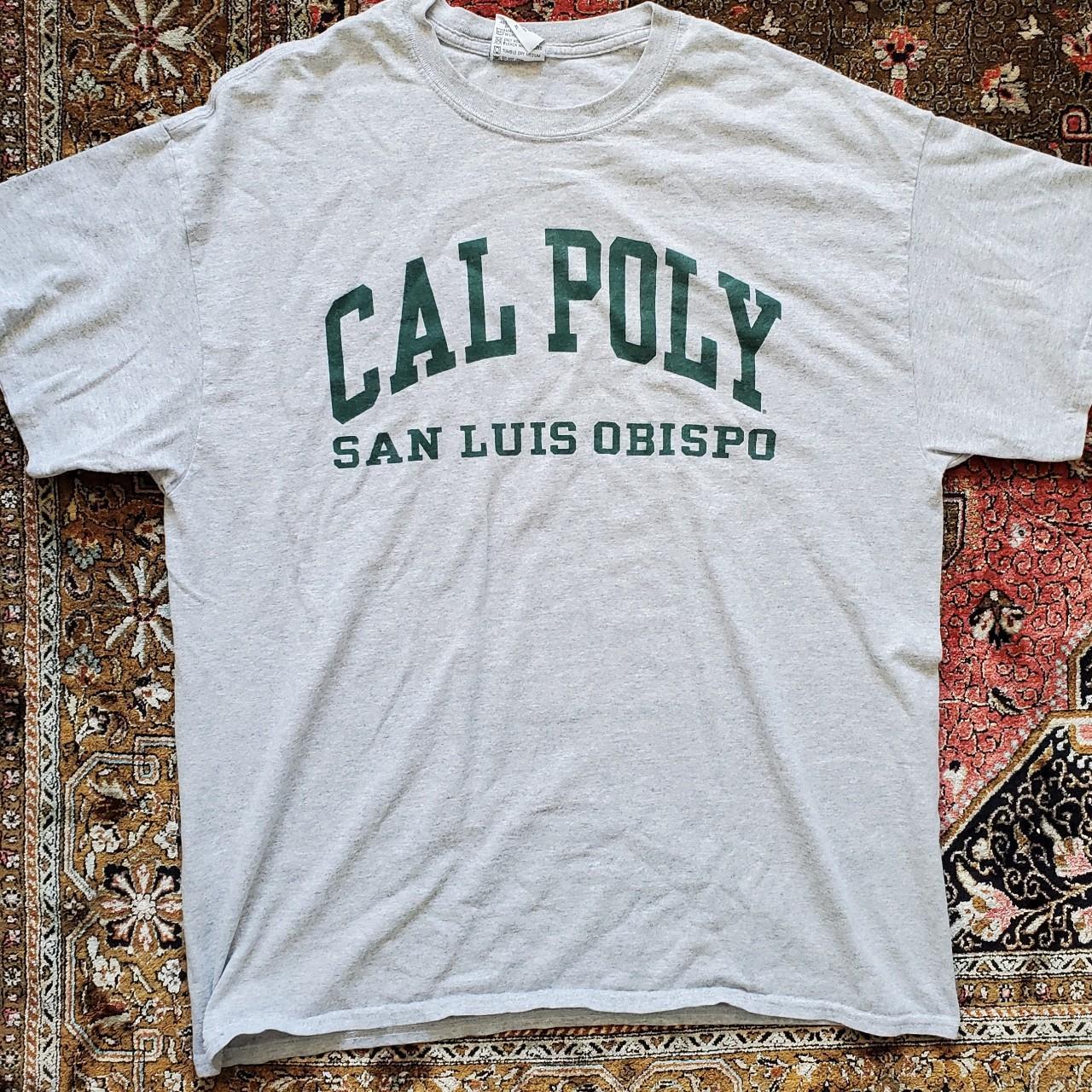 Vintage 90s-early 2000s Cal Poly San Luis Obispo t... - Depop