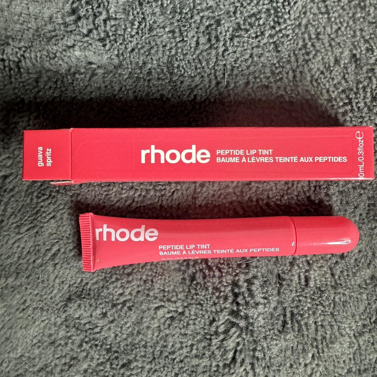 Rhode peptide lip tint Guava Glitz - Depop
