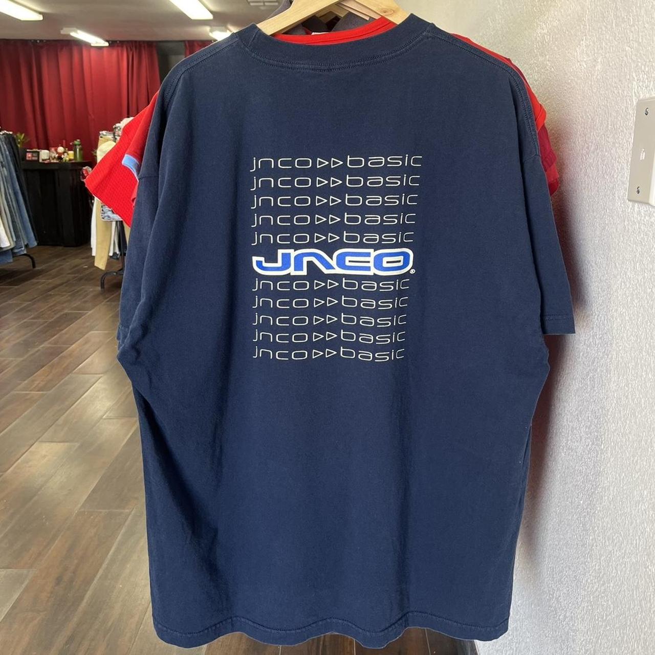 JNCO Men's Navy T-shirt | Depop