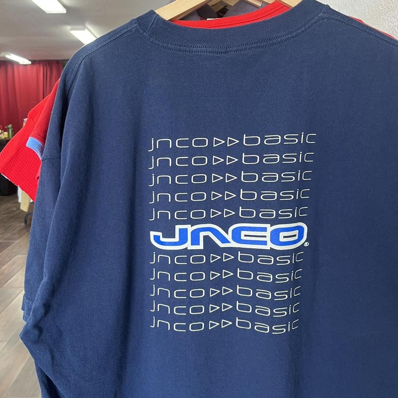 JNCO Men's Navy T-shirt | Depop