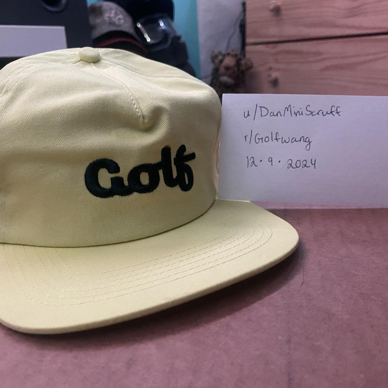 Golf Hat - Elfin Yellow Brand New Unworn... - Depop