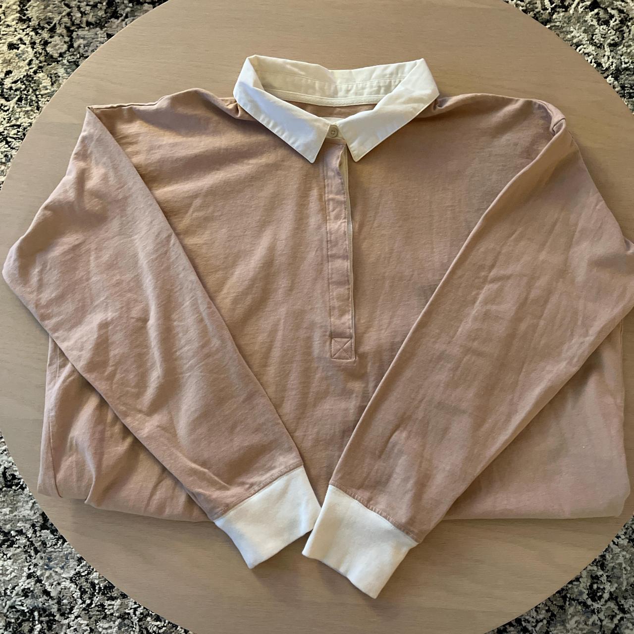 Aerie Popover Polo oversized | M Polo neck with... | Depop