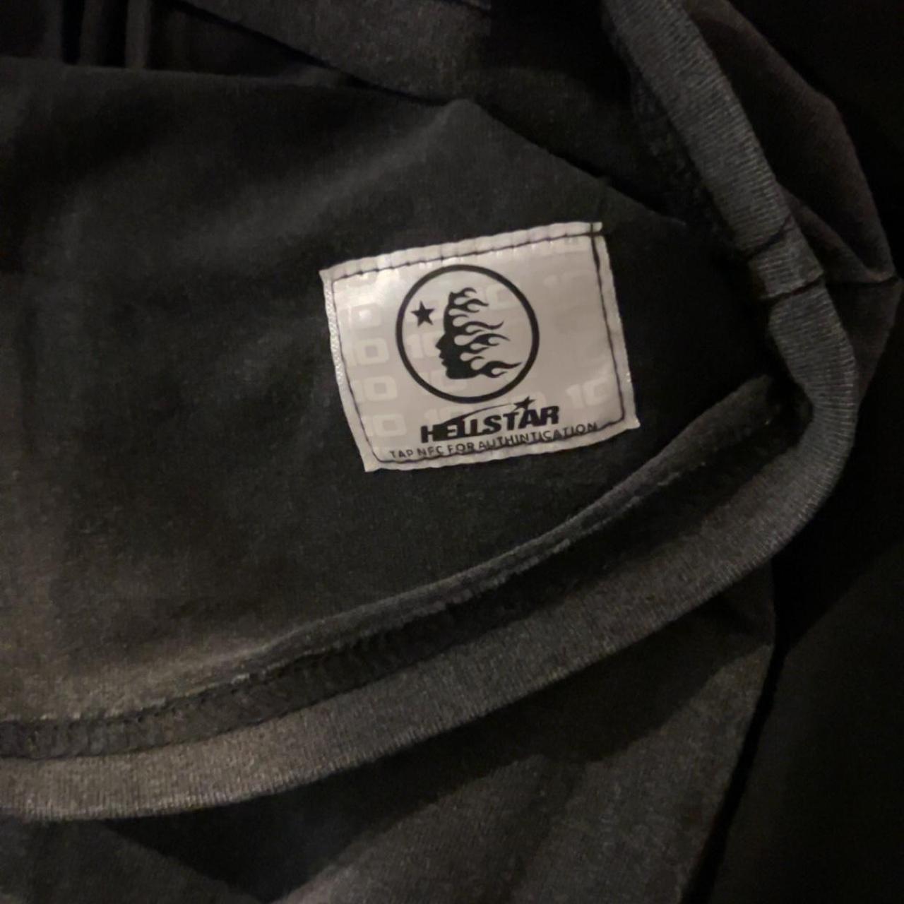 Grey Hellstar T-Shirt size S (fits like M-L) - Depop