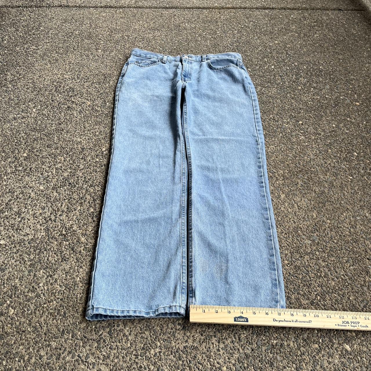 Super nice baggy lightwash George jeans. 34x32. Some... - Depop