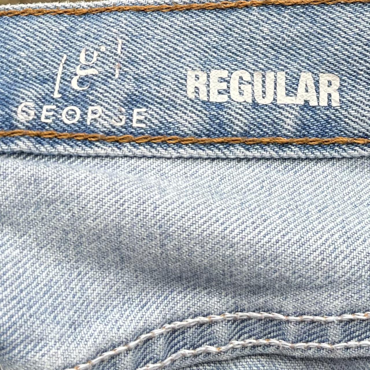 Super nice baggy lightwash George jeans. 34x32. Some... - Depop