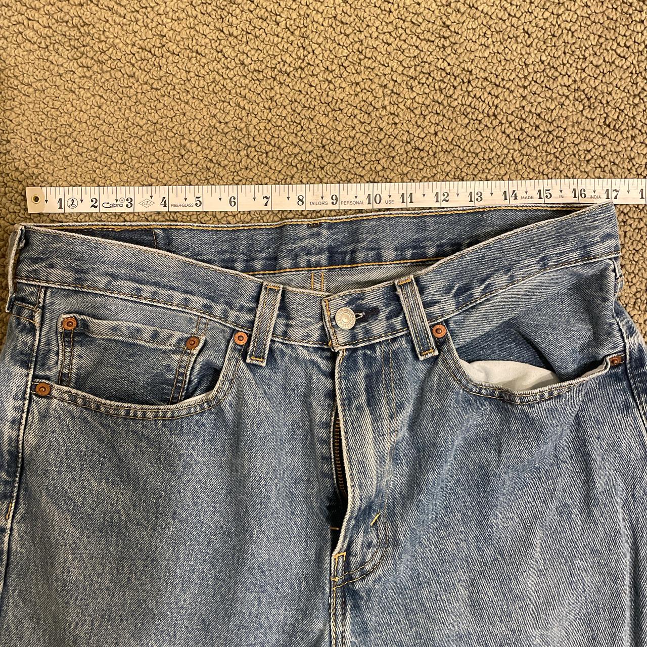 Levi’s 505 lighter wash jeans 34x29 Looks grayish... - Depop