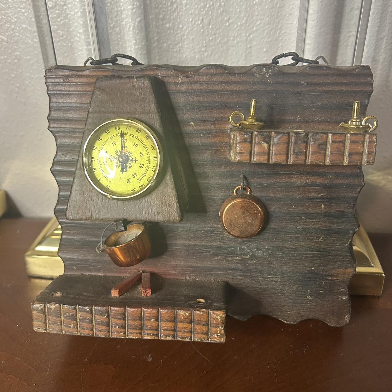 Vintage Unique French Thermometer barometer weather... | Depop
