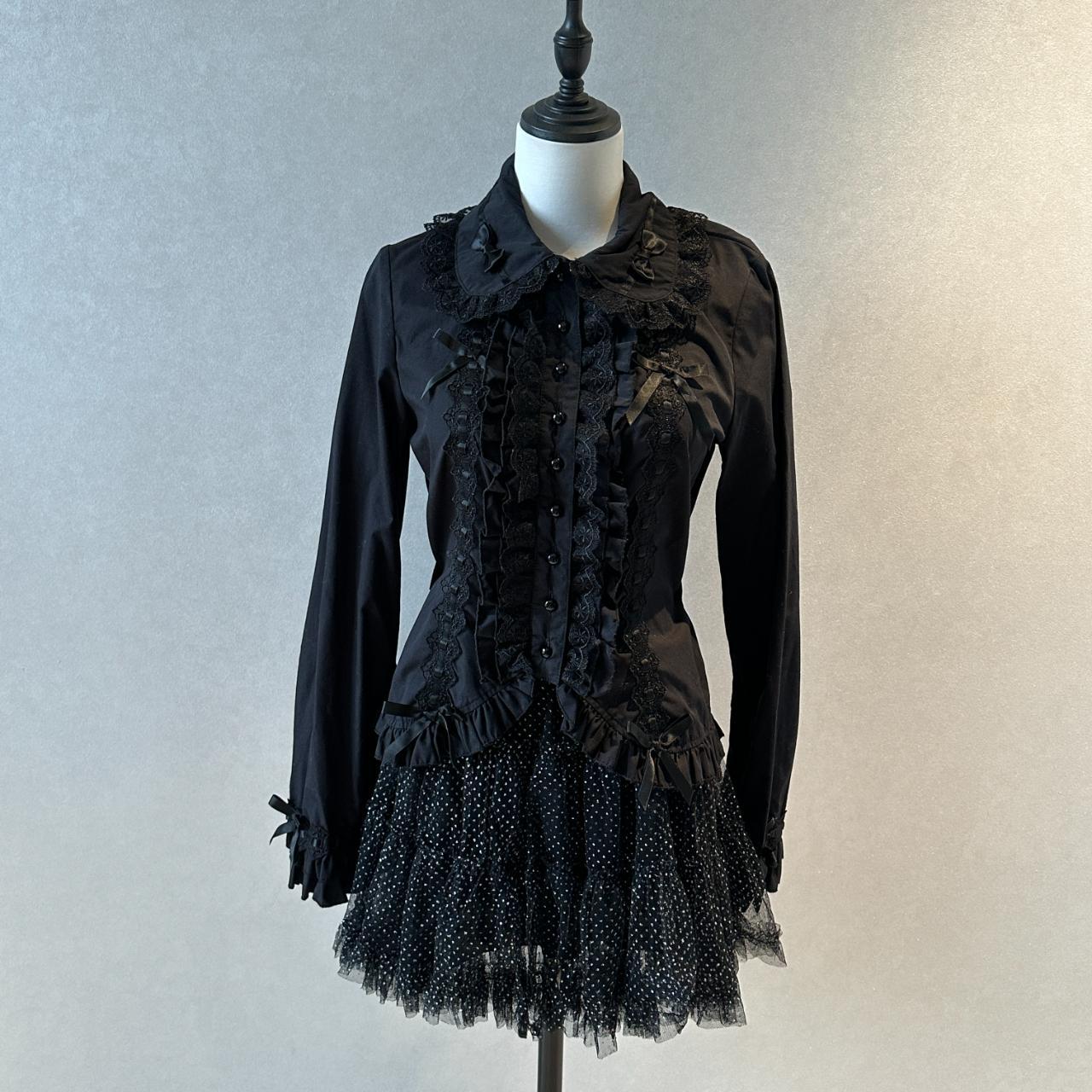 Japanese brand Bodyline goth women's long sleeve... | Depop