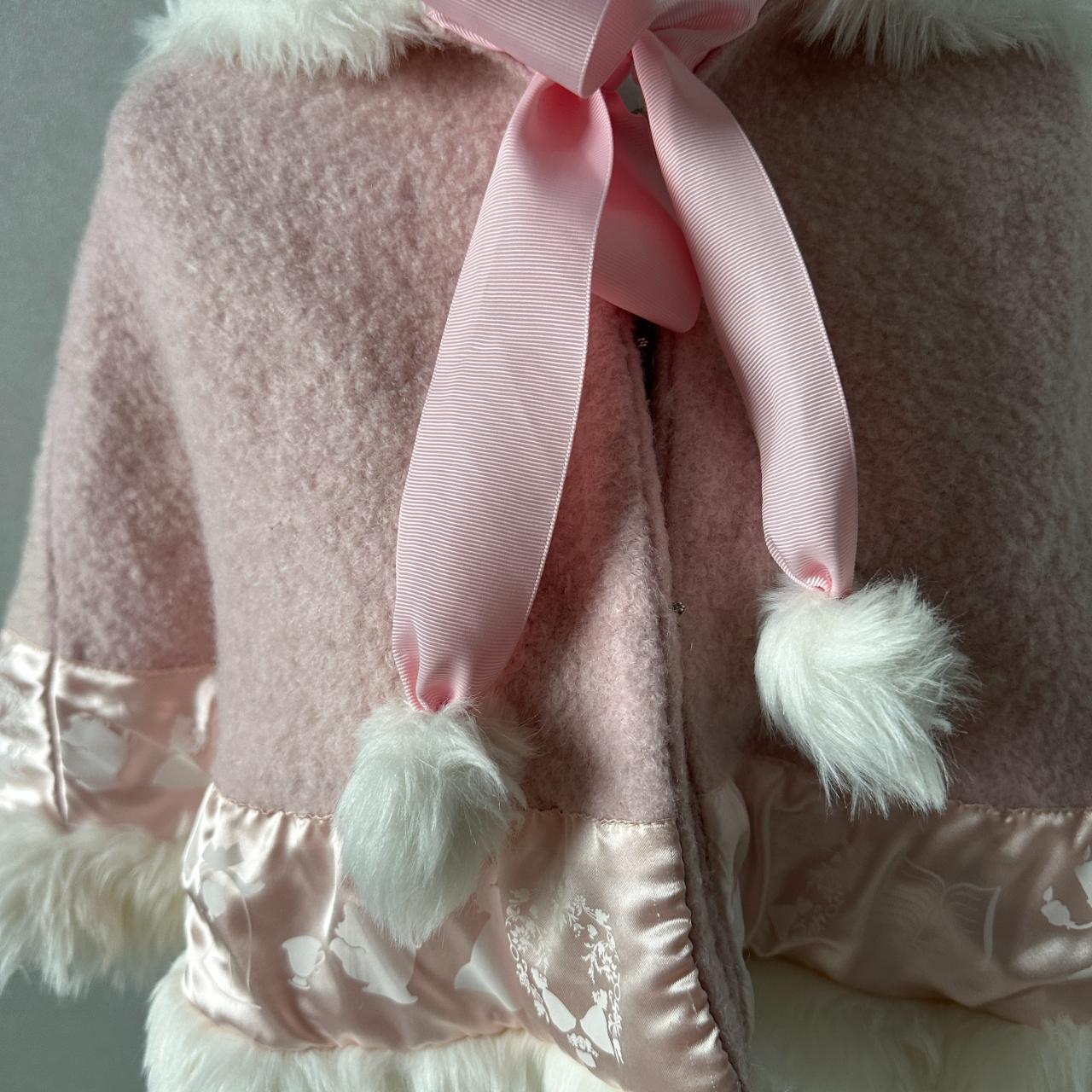 liz lisa pink cloak coat with pom pom... | Depop