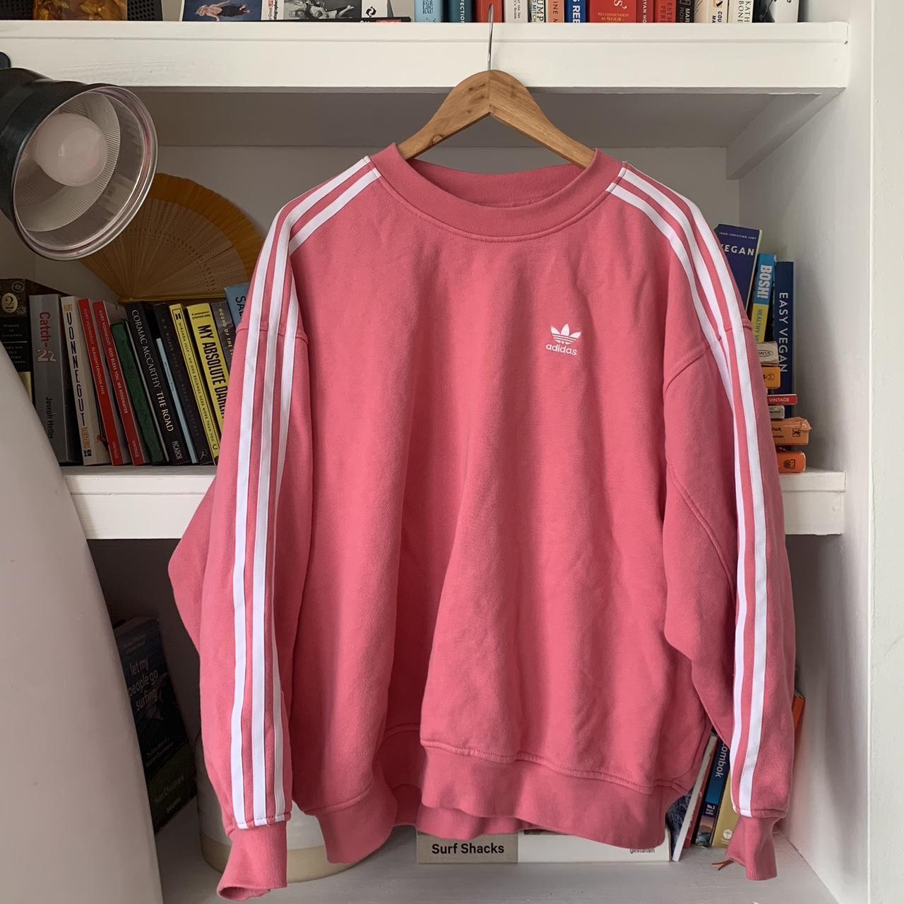 Adidas Women's Pink Sweatshirt | Depop