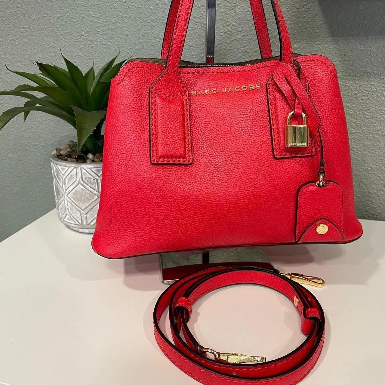 MARC JACOBS Pebbled Calfskin The Editor 29 Tote Red... | Depop