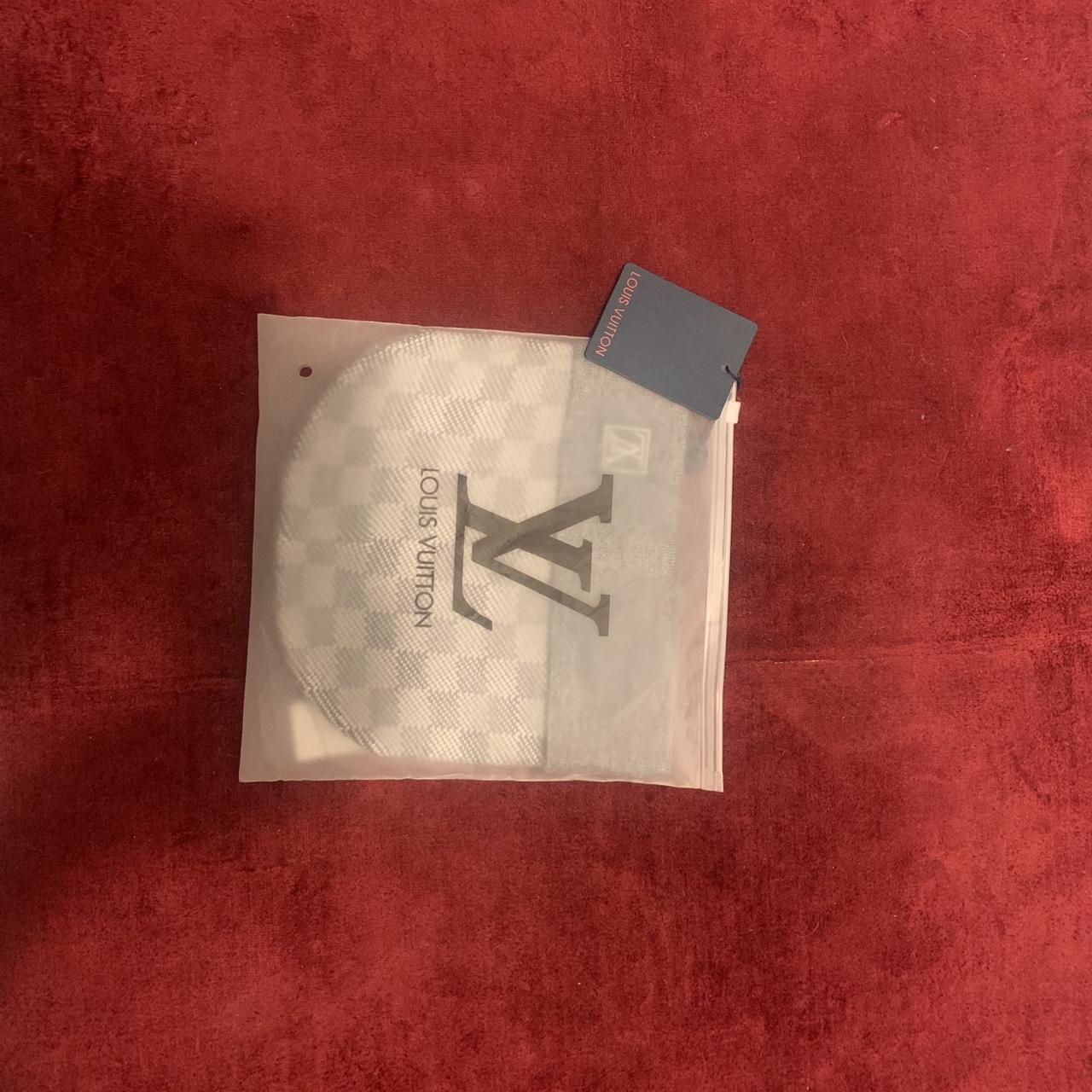 Grey Lv beanie brand new with tags and is an... - Depop