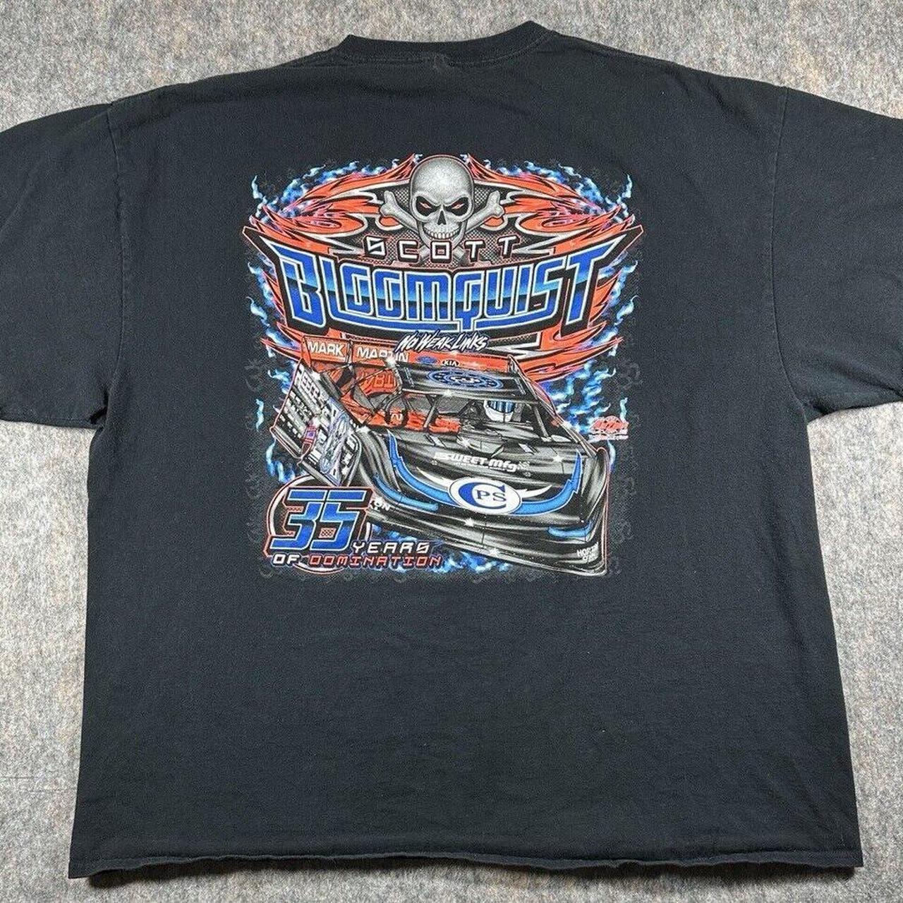 This vintage Scott Bloomquist Nascar racing graphic... - Depop