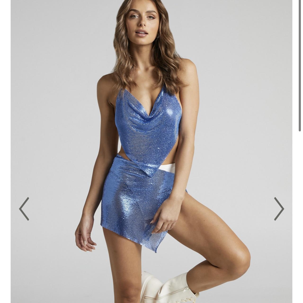 Daimary mesh set from showpo! Never worn before!!... - Depop