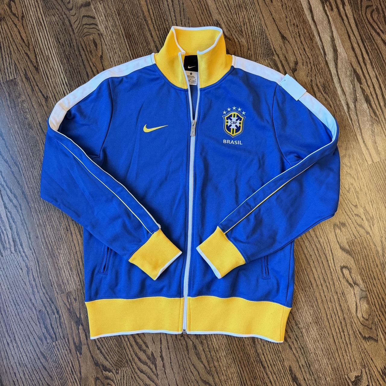 RARE NIKE BRAZIL TRACK JACKET FROM 2010 SUPER RARE... | Depop