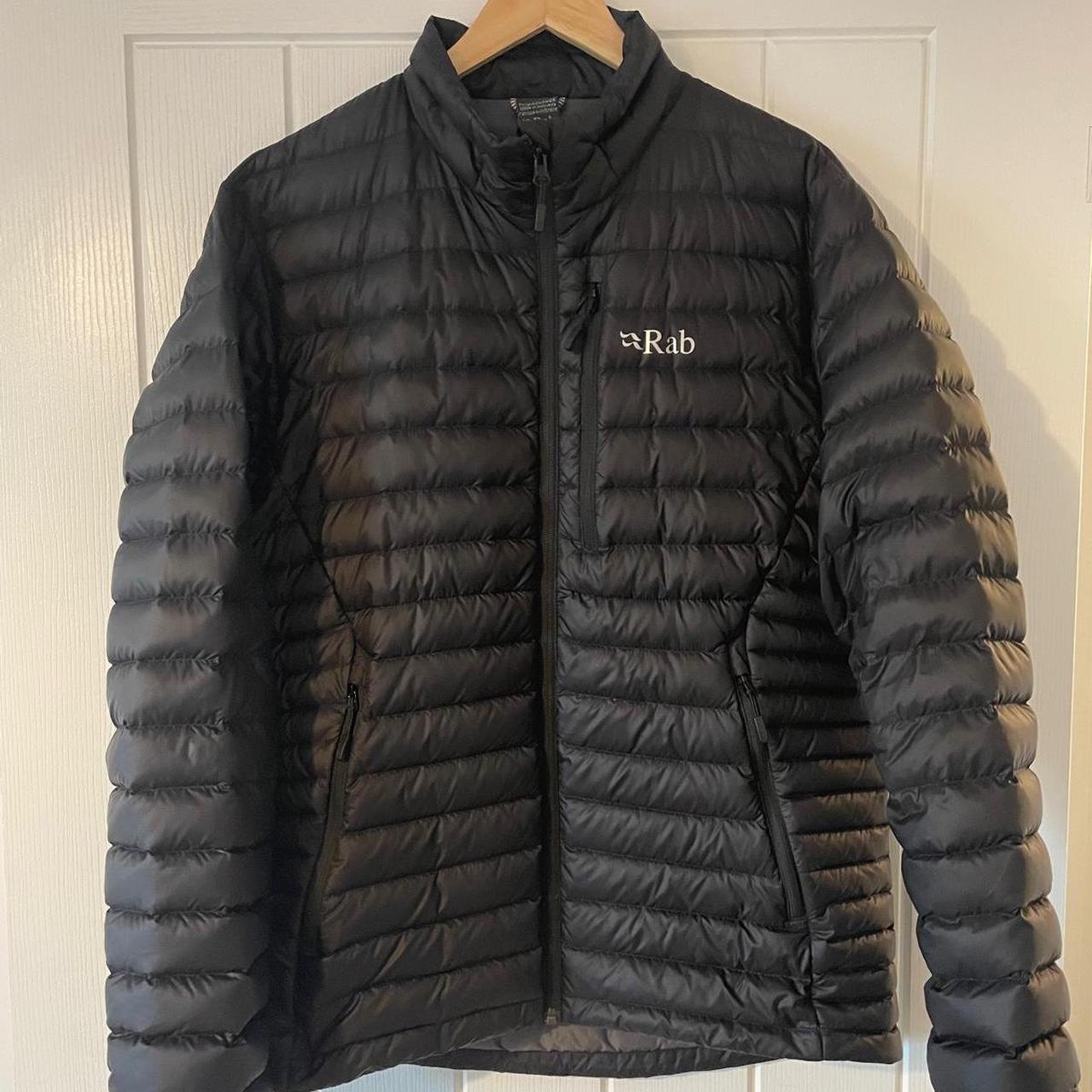 Rab Black Jacket Size Large Perfect condition, no... - Depop