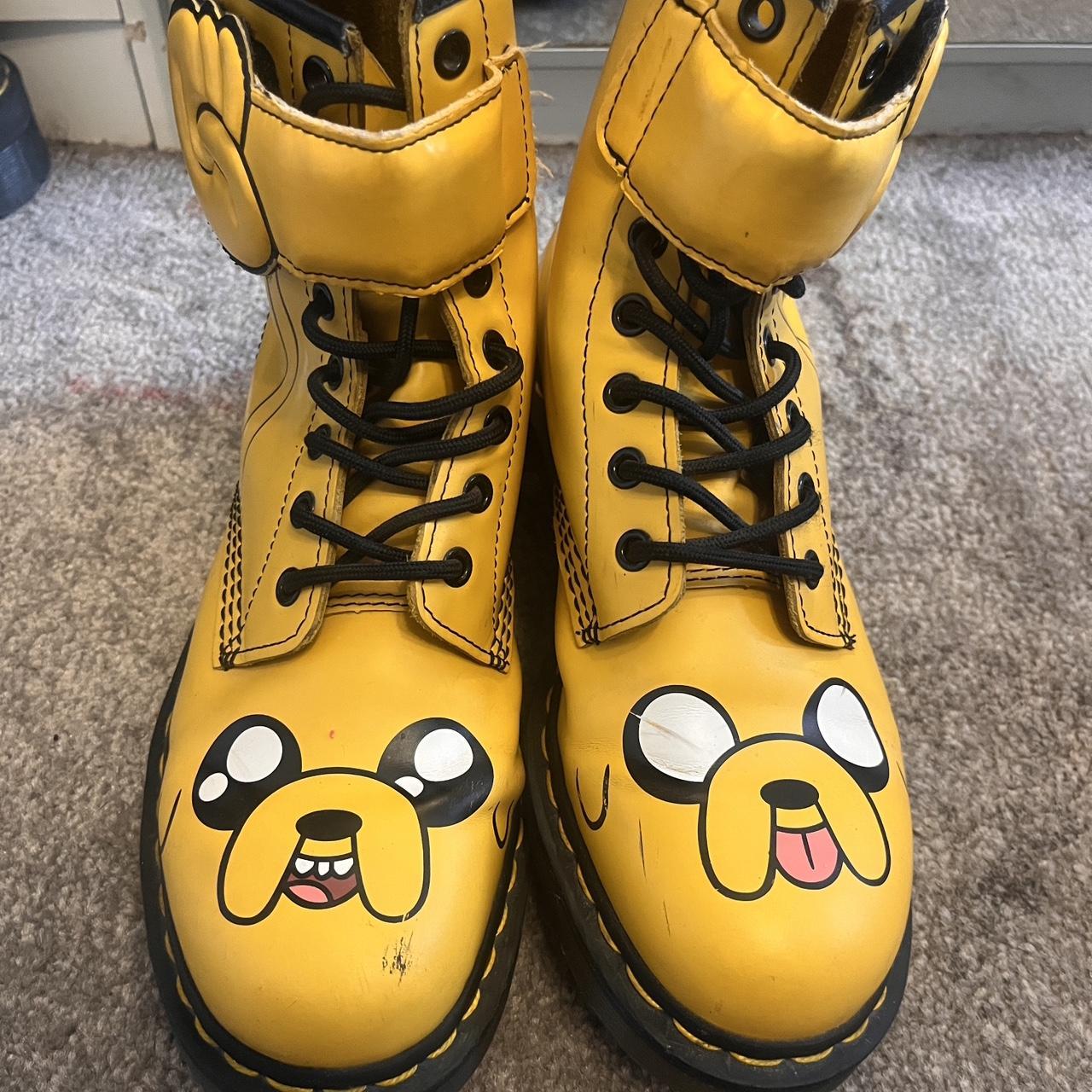 Adventure time Jake boots size 6 - Depop