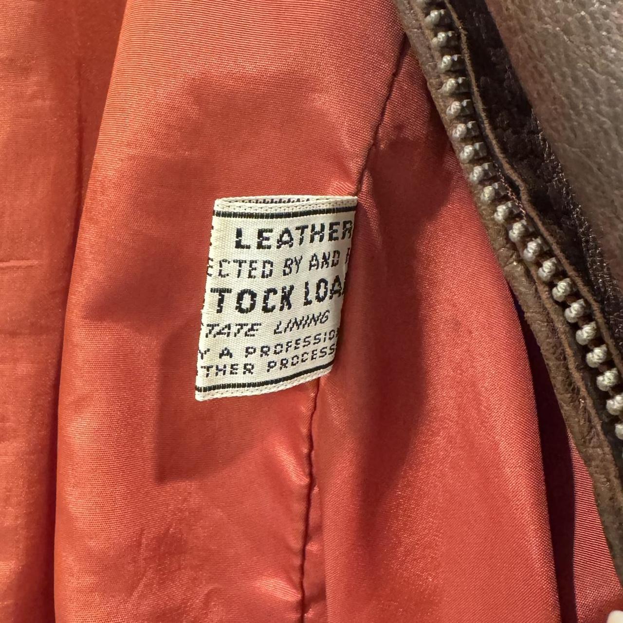 Vintage chocolate brown leather jacket Great... | Depop