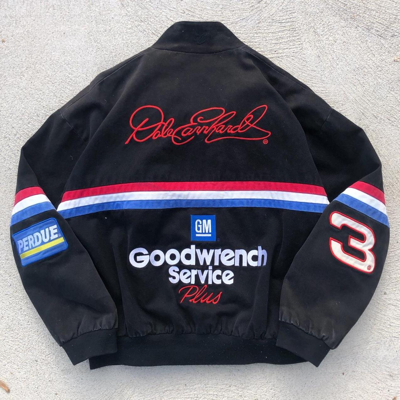 90s Chase Authentics Dale Earnhardt NASCAR Jacket... | Depop