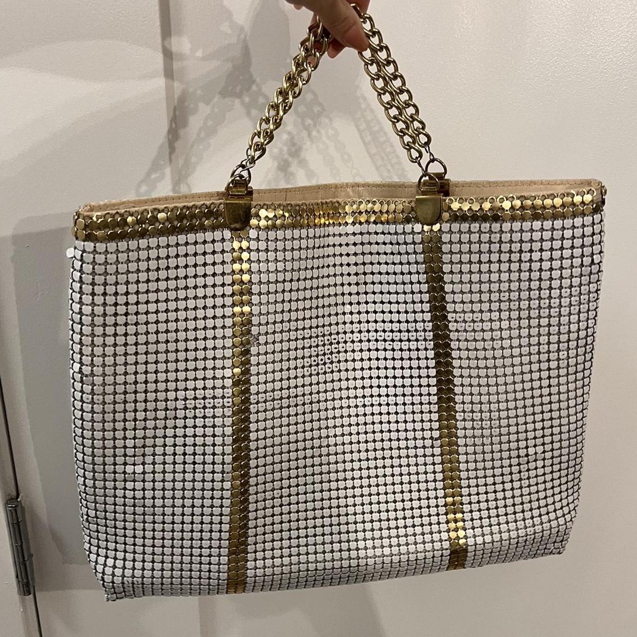 Vintage Chain Metal Tote Bag A few chain pulls, but... - Depop