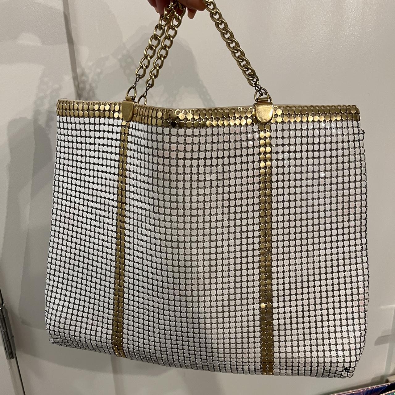 Vintage Chain Metal Tote Bag A few chain pulls, but... - Depop