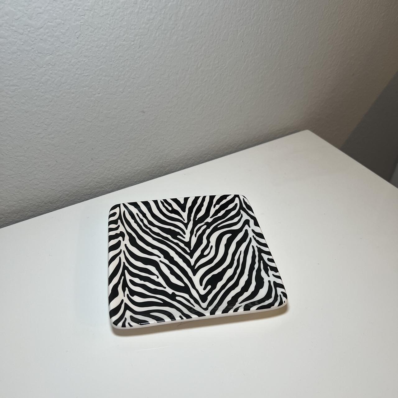 Zebra Plate - Depop