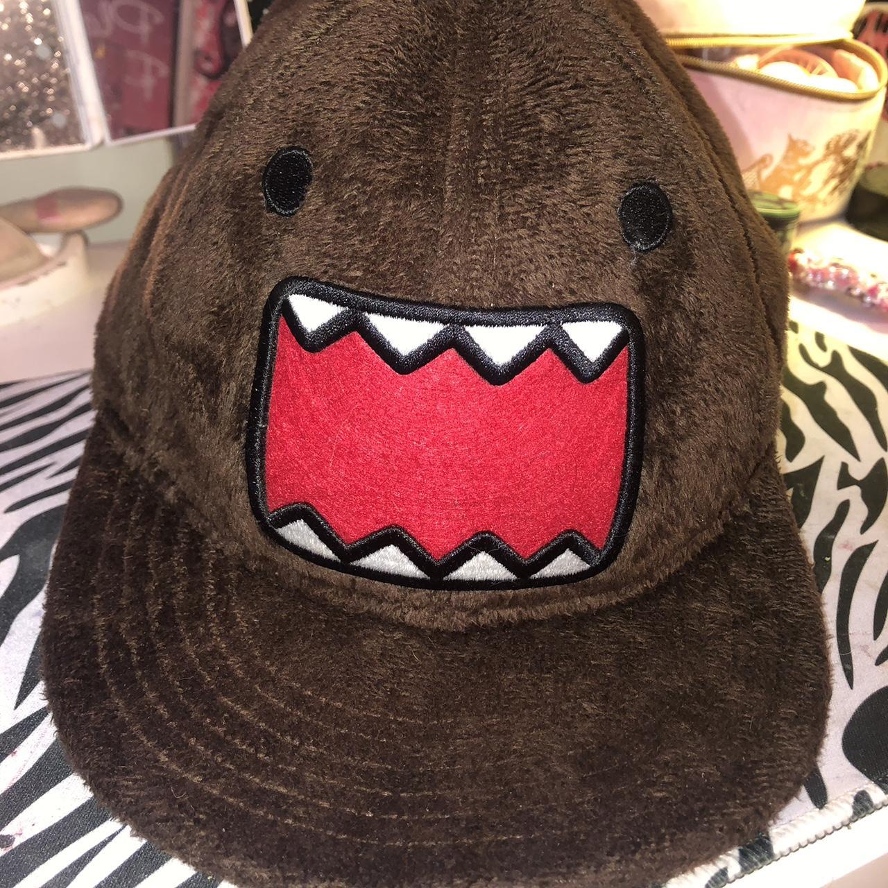 Dumb Crazy Rare Fuzzy Domo SnapBack Style Hat /... - Depop
