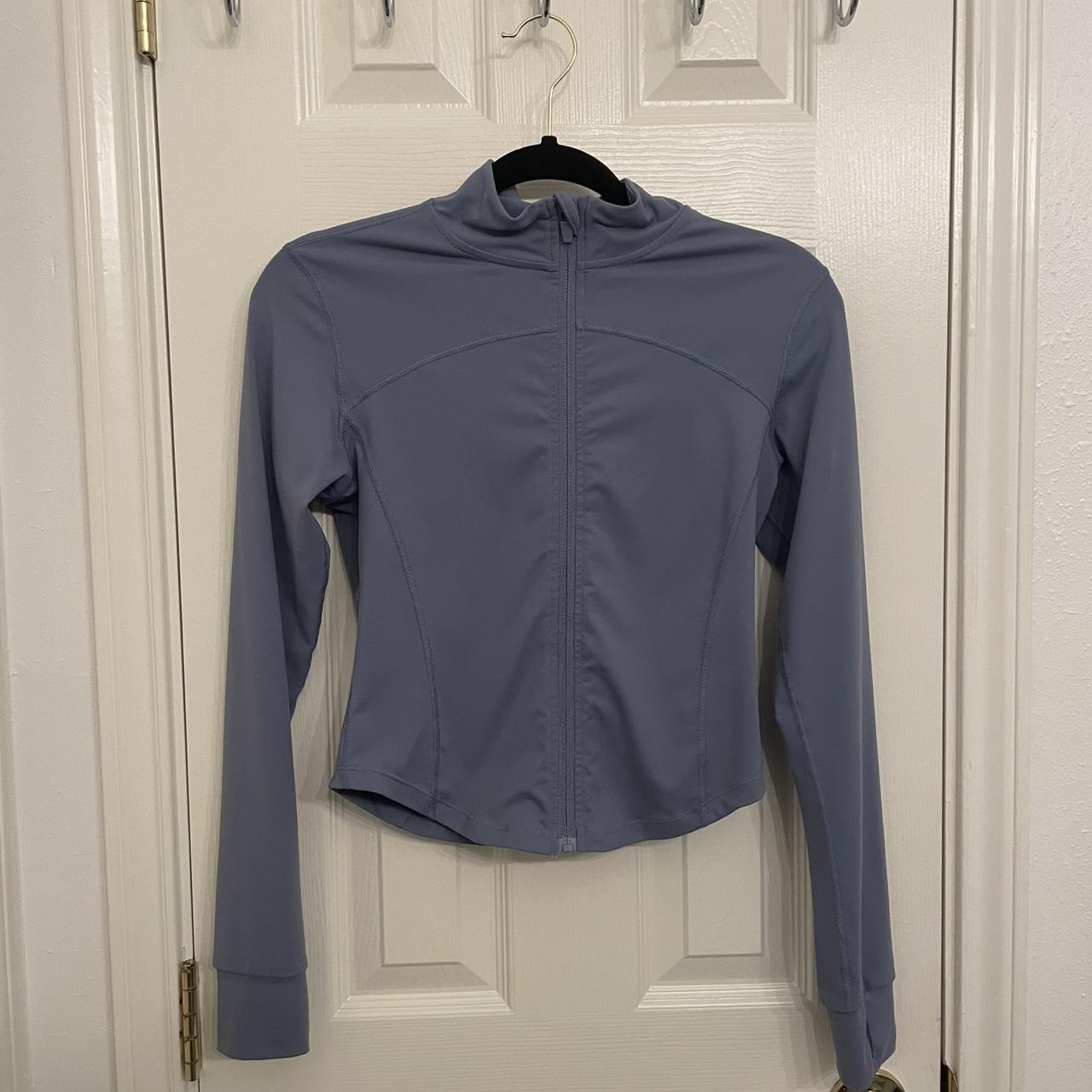 Blue bbl workout jacket Size small | Depop