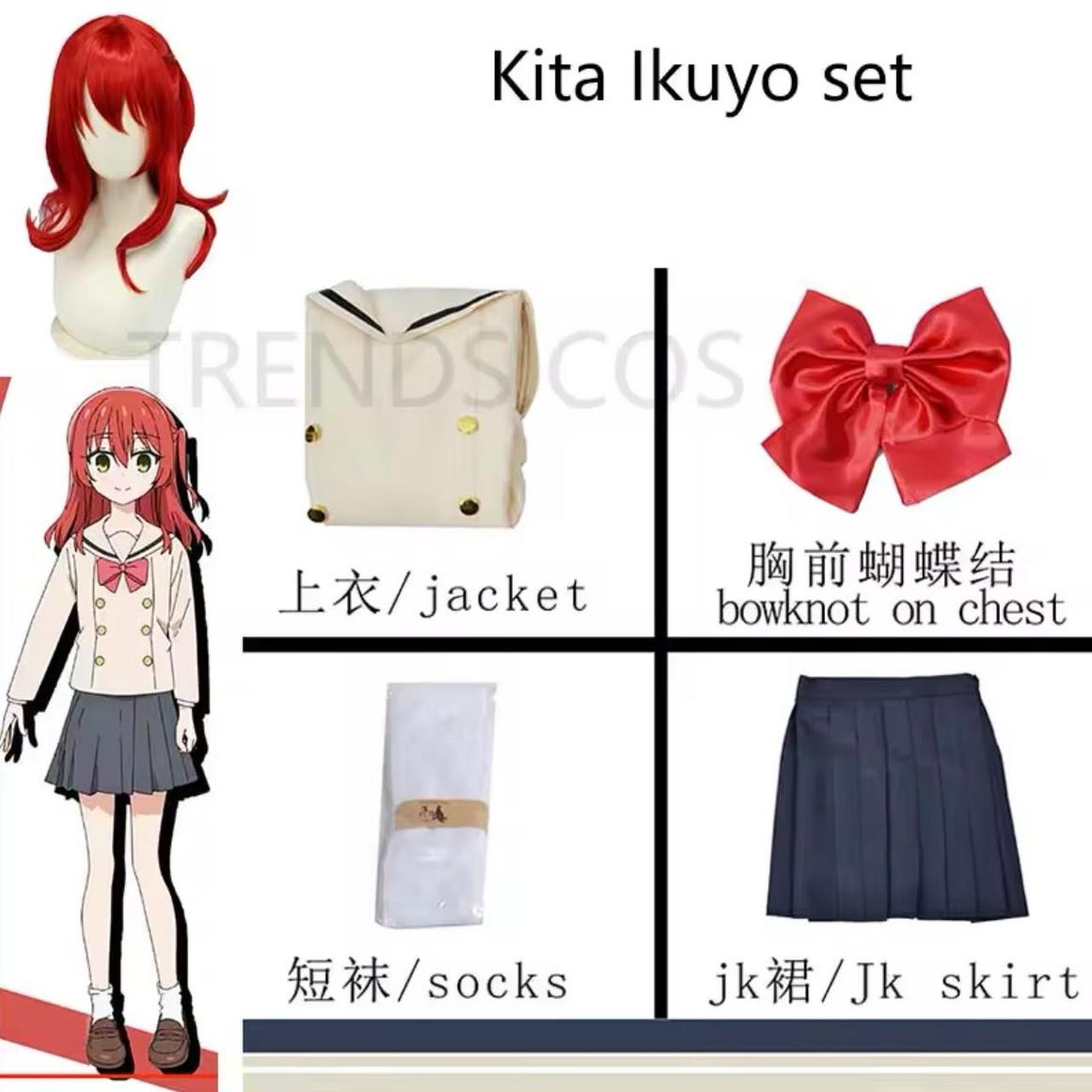 Ikuyo Kita Cosplay from Bocchi the Rock - tried on... | Depop