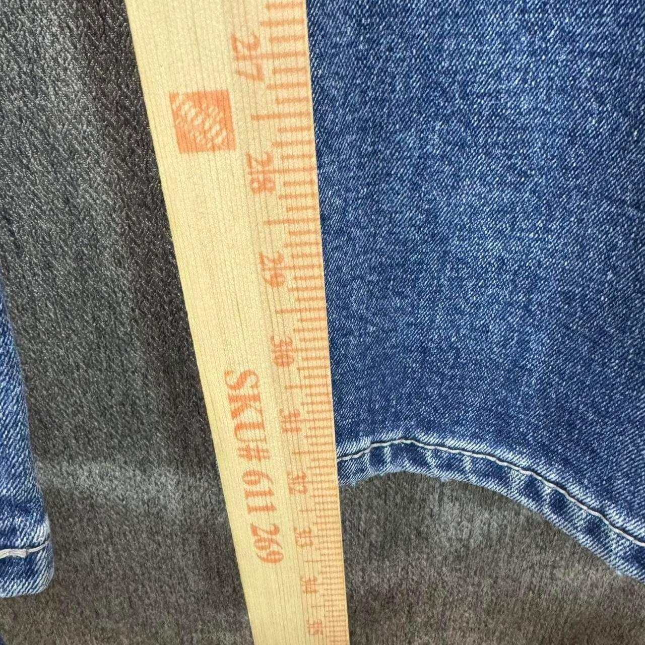 Blue Denim Ariat Western Wear Jeans. 5/10... | Depop