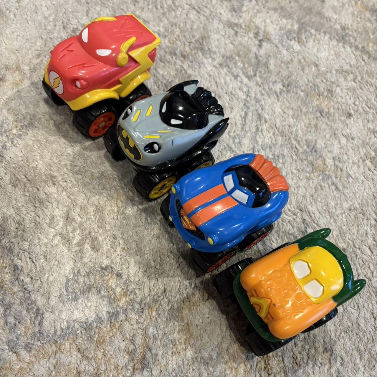DC super friends Superhero cars set of 4 - Flash,... | Depop